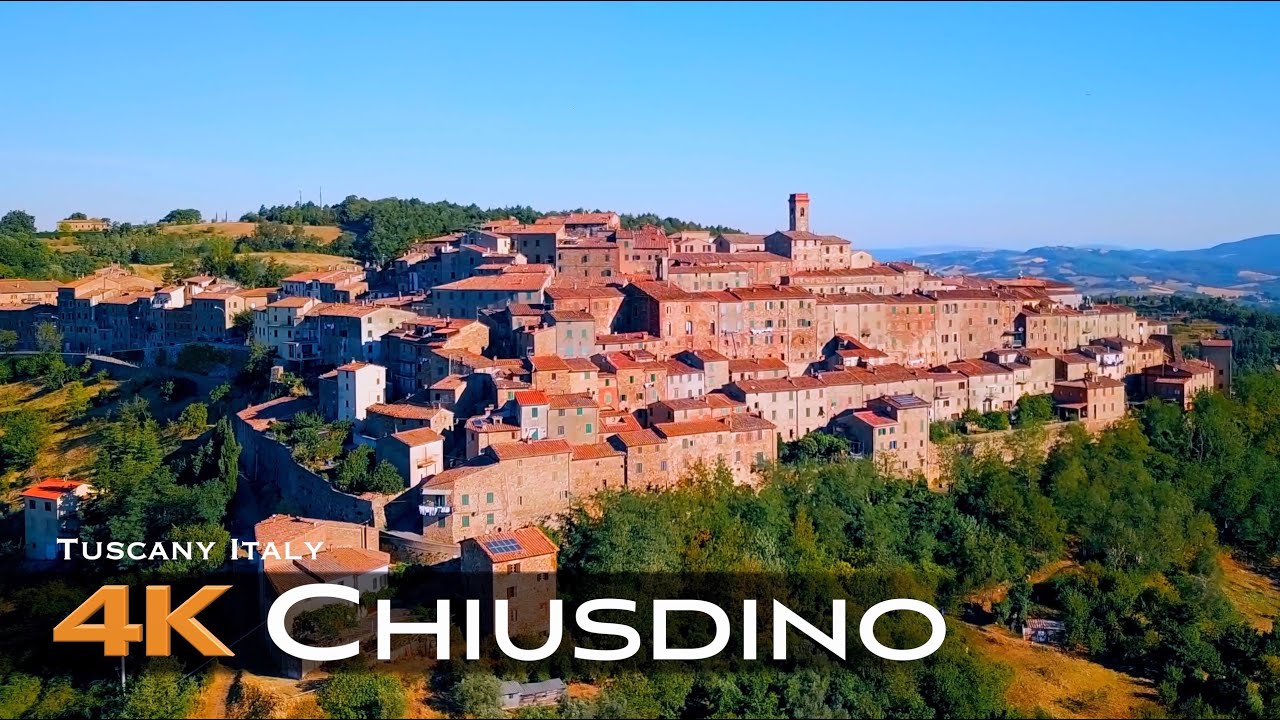 CHIUSDINO 🇮🇹 Siena Drone 4K Aerial | Tuscany Italy - YouTube