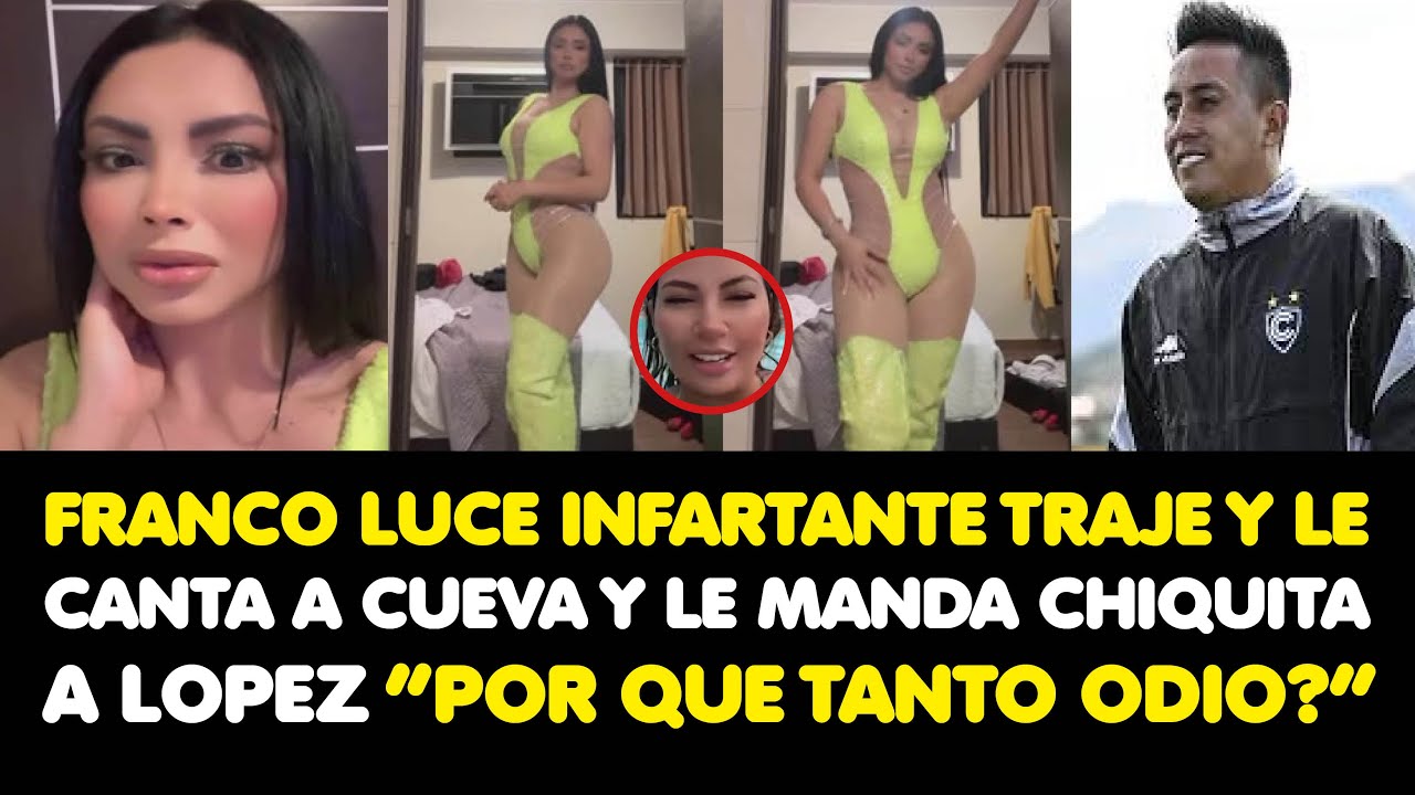 FRANCO LUCE INFARTANTE TRAJE Y LE CANTA A CUEVA Y LE MANDA CHIQUITA A ...