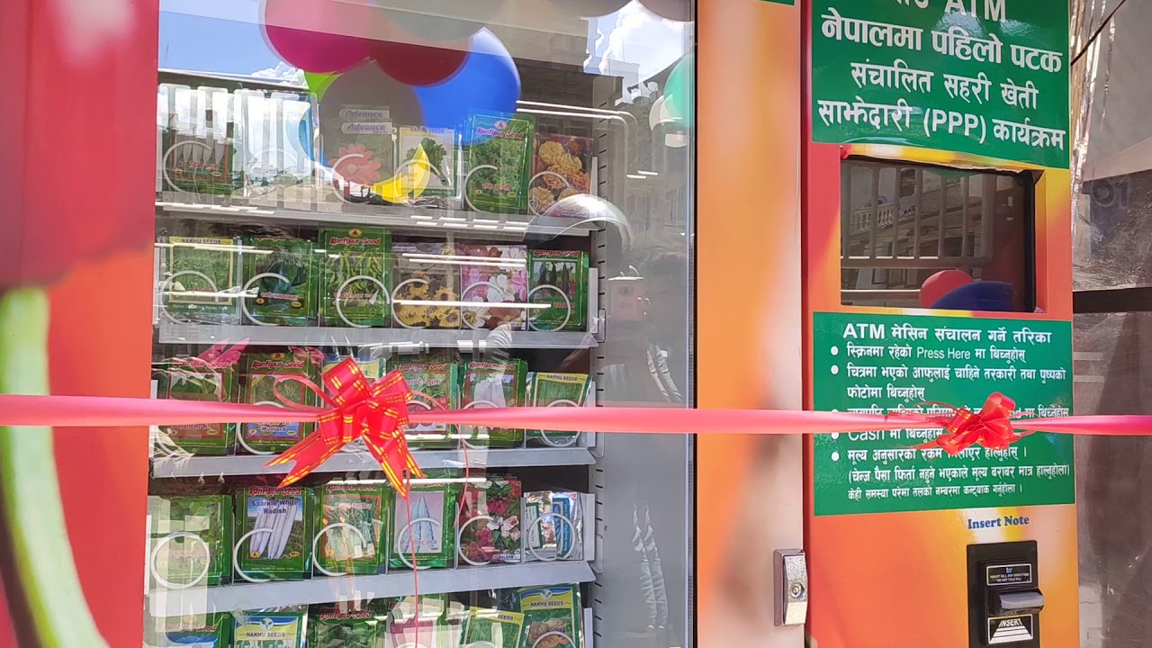 Nepal’s first seed vending machine comes into operation in Lalitpur # ...