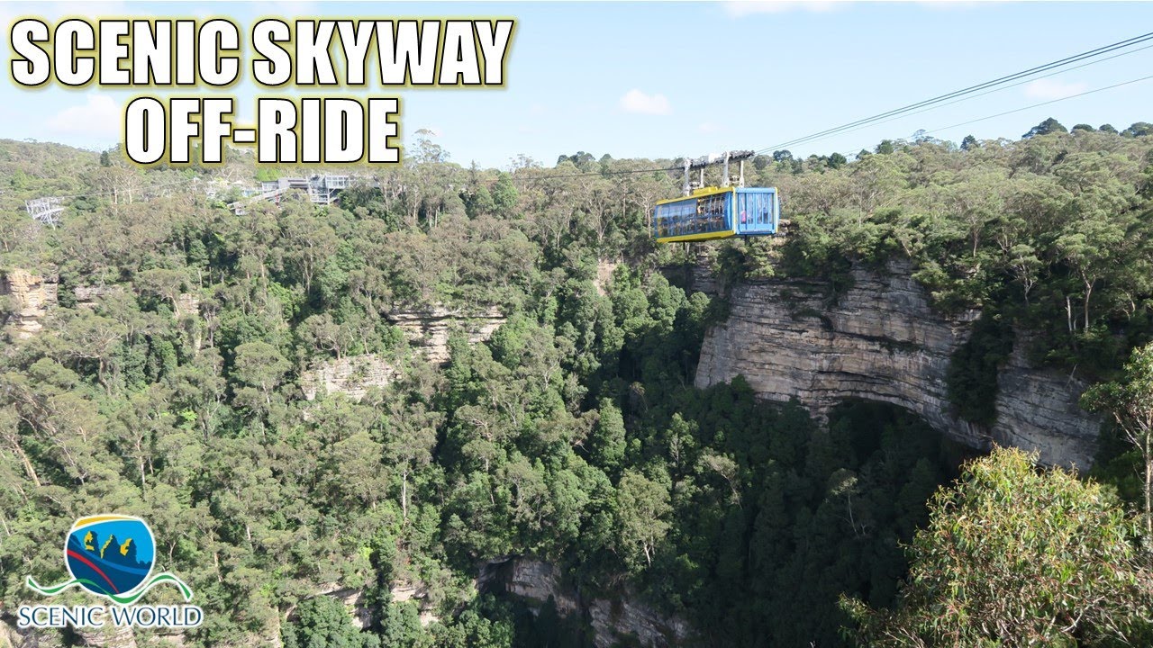 Scenic Skyway Off-Ride Footage, Scenic World Sky Ride Over a Valley ...