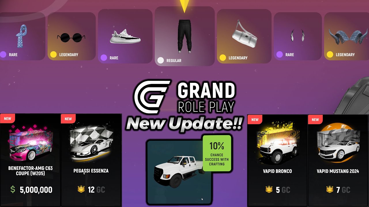 New Battle Pass, Crates, Roulette Mode and MUCH MORE | Grand RP New ...