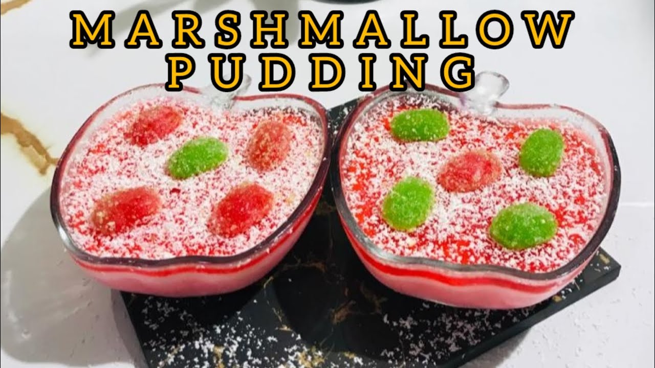 MARSHMALLOW PUDDING With English Subtitles (@ EASY COOKING 4900) - YouTube