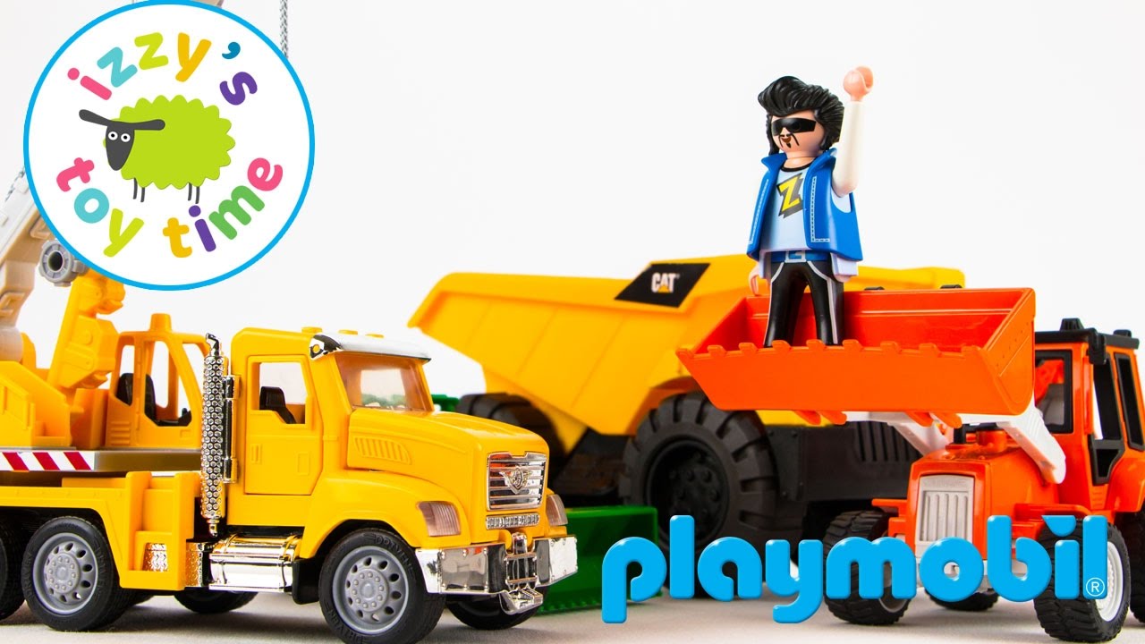 Cars | Playmobil Police Car Toys with Hot Wheels and Fast Lane | Toy ...