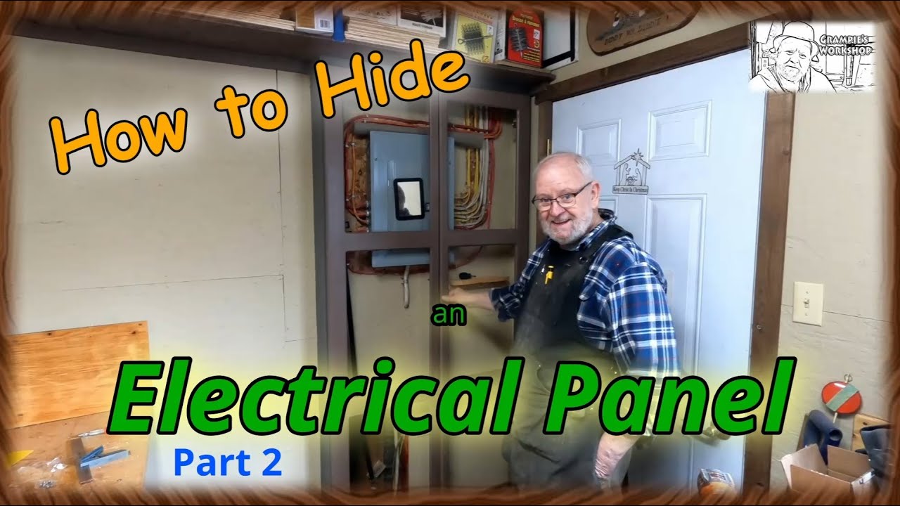 How to Hide and Electrical Panel Part 2 - YouTube