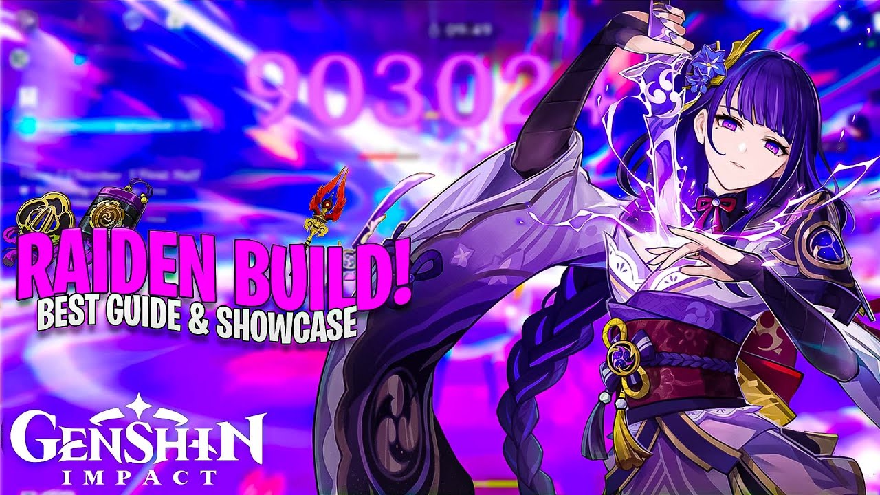 RAIDEN SHOGUN GUIDE Hindi || How to Play, Best Support DPS Build, Team ...