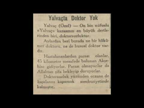 Yalvaç 1936 Haberleri (1)