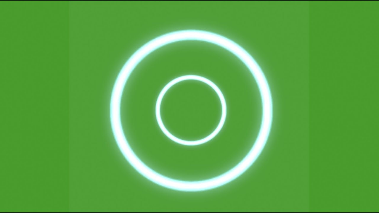 Glowing Rings Effect Green Screen | Dribble Effect - YouTube