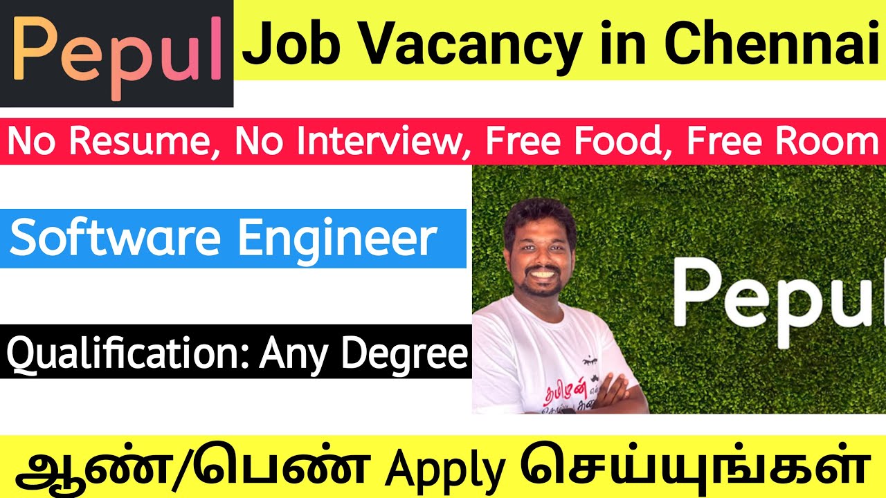 Pepul Chennai Jobs 2022 | Pepul Job Vacancy | Pepul jobs for Freshers ...