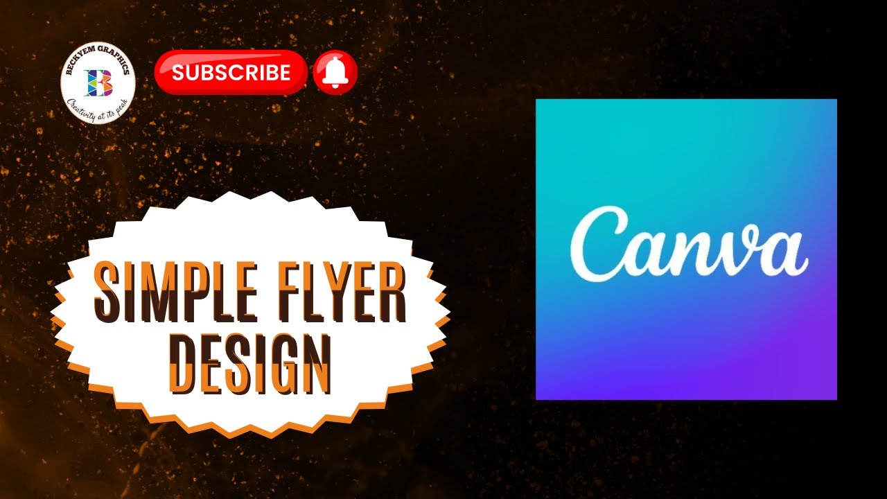 Simple design in Canva. - YouTube