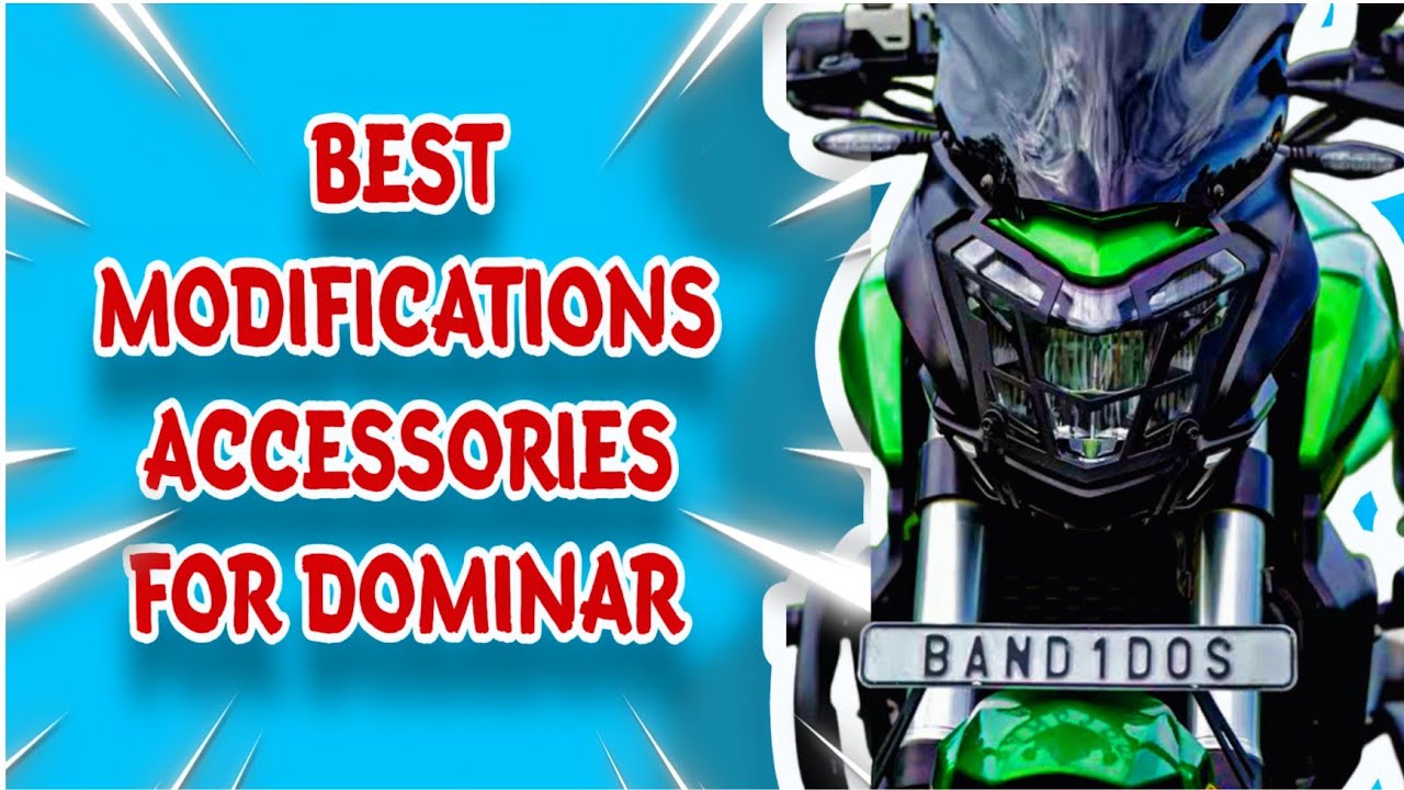 Best modifications for dominar 250/400 || modification accessories for ...