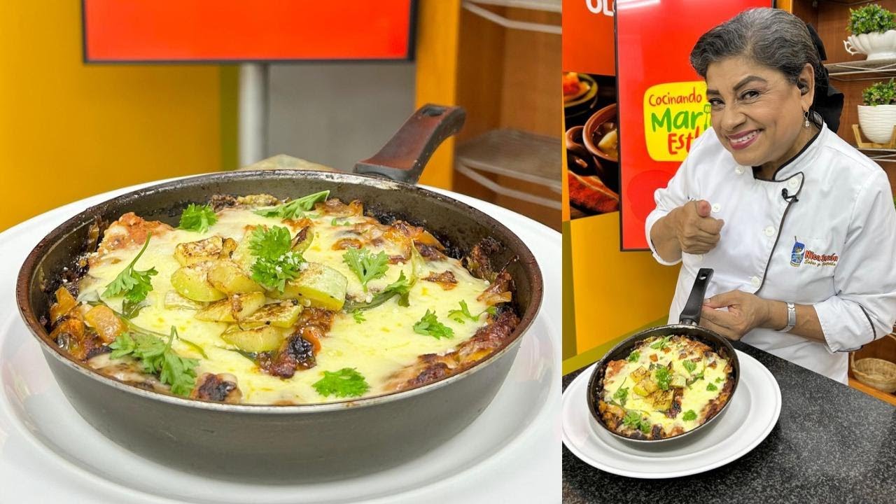 Pastel de carne molida || COCINANDO CON MARÍA ESTHER - YouTube