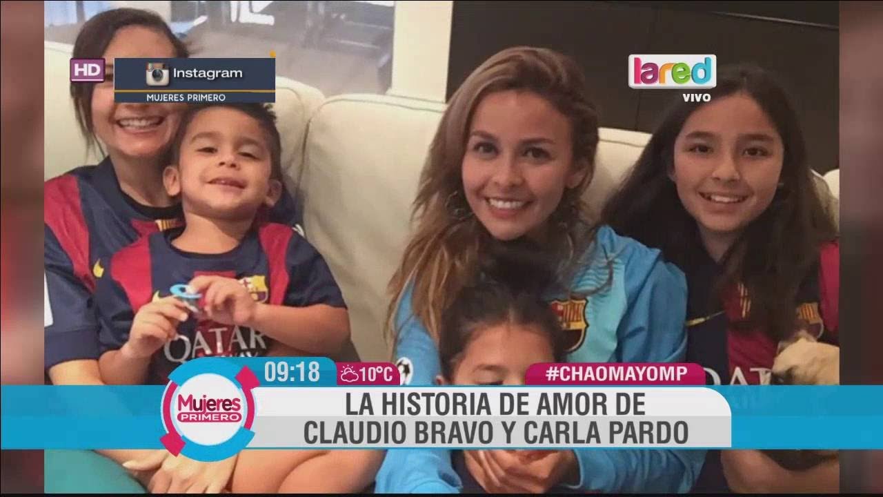 La historia de amor de Claudio Bravo y Carla Pardo - YouTube