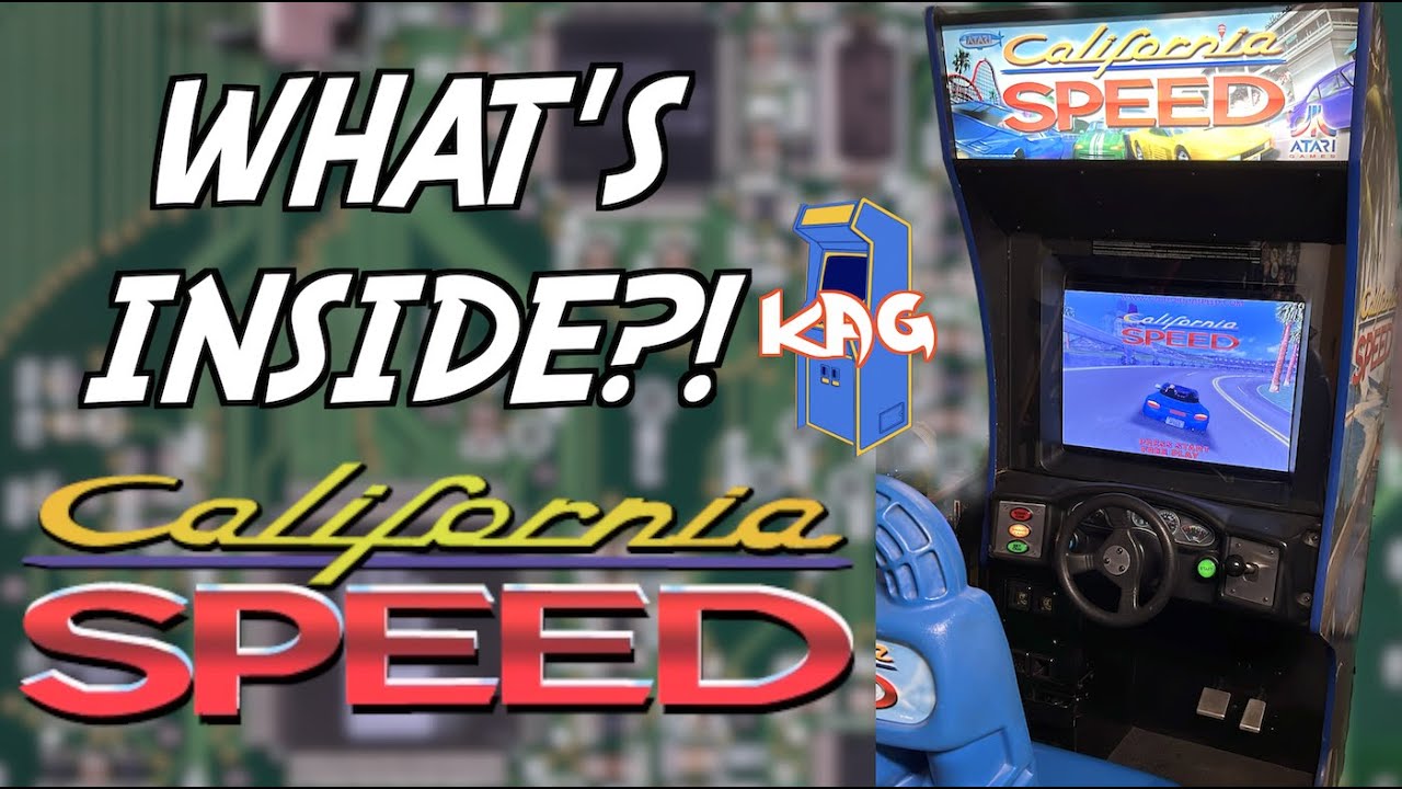 What's Inside Atari's California Speed Arcade Cabinet?! - YouTube