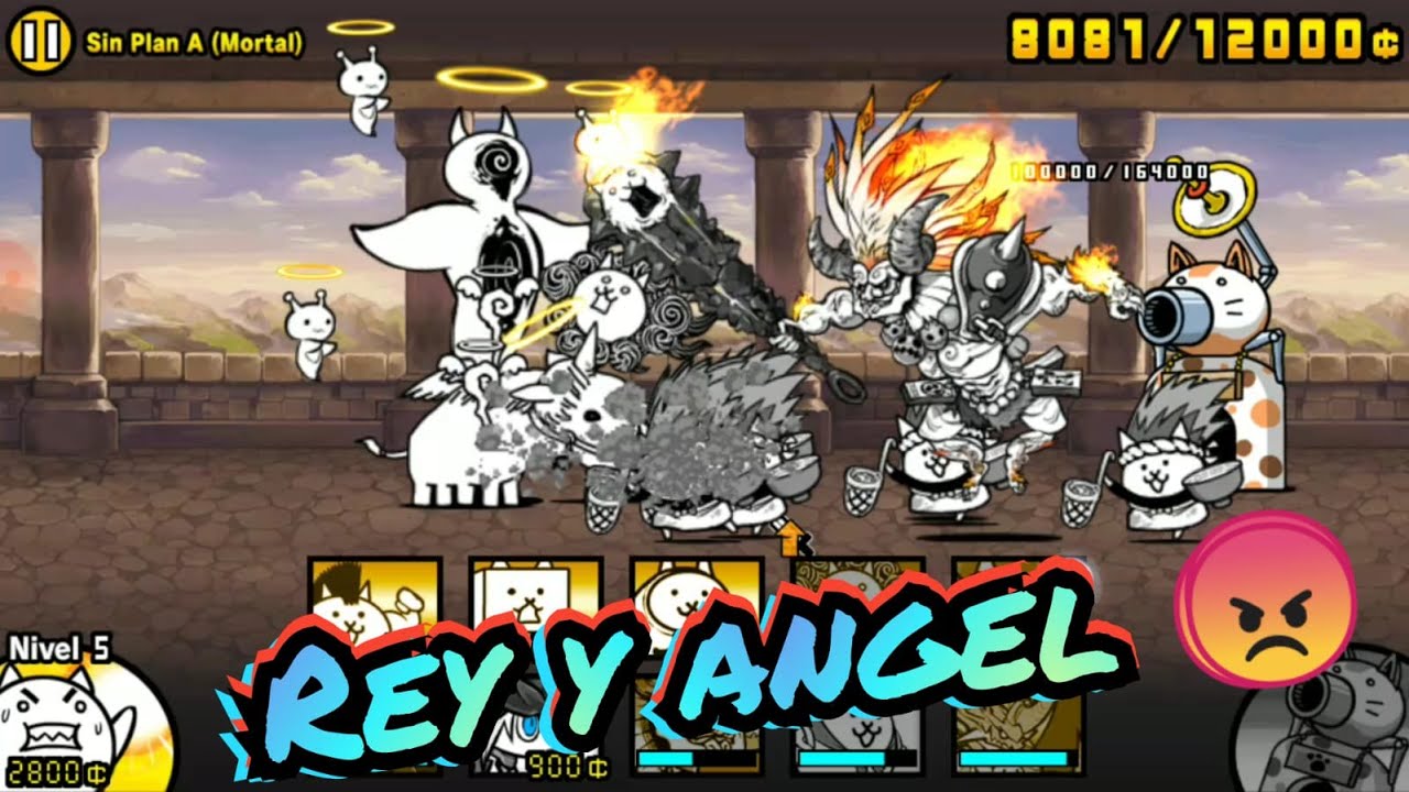 REY Y ANGEL... | THE BATTLE CATS - YouTube