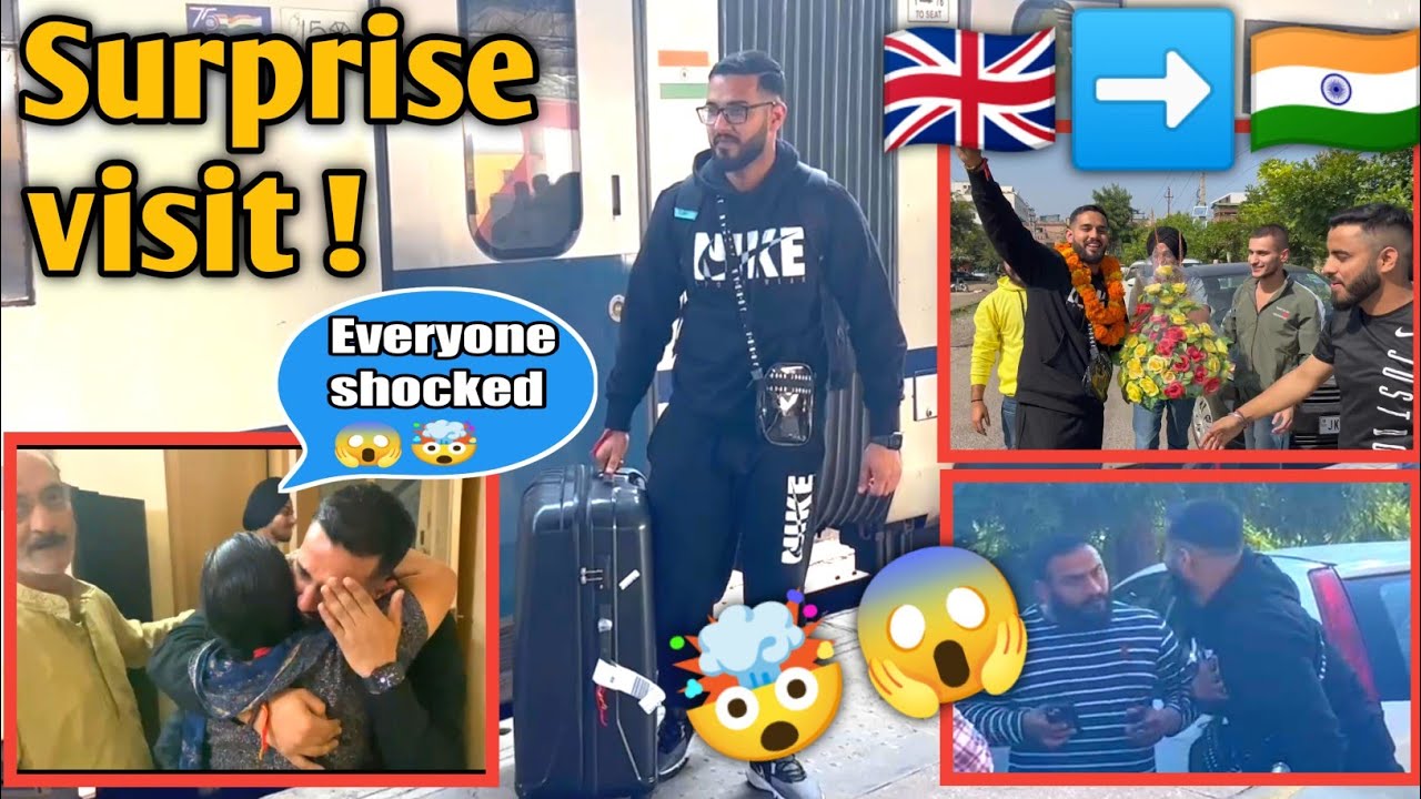 SURPRISE VISIT TO INDIA AFTER 2 YEARS ON DIWALI ||Emotional moments|| # ...