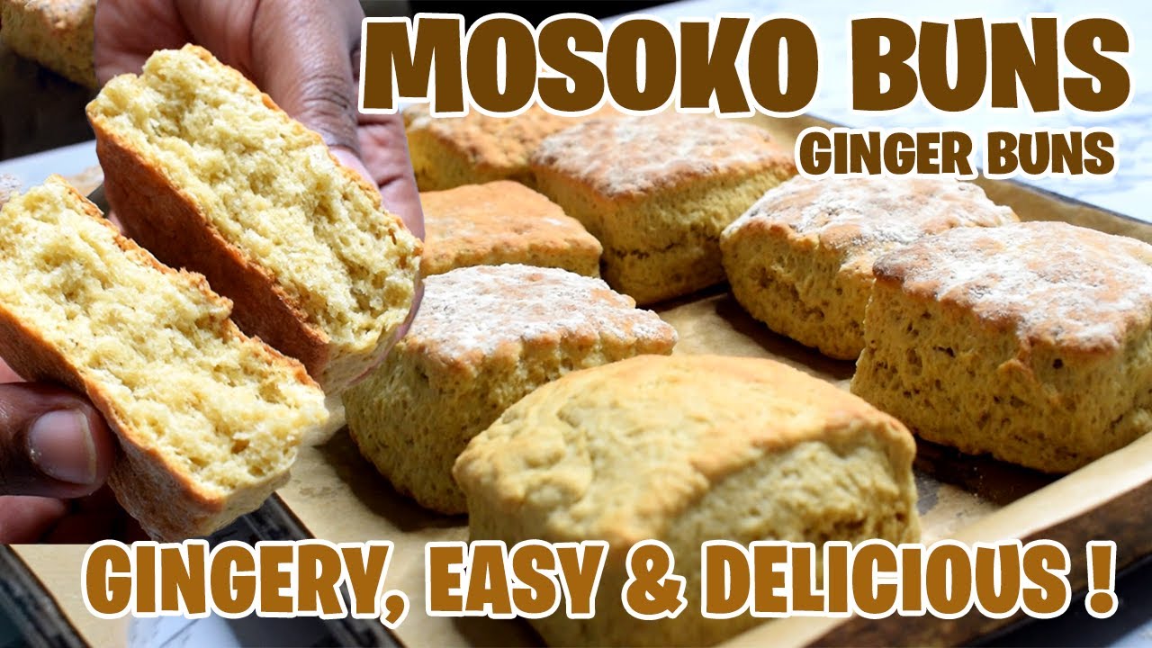 Ginger Buns (Mosoko Buns) Recipe – Soft & Delicious Homemade Cookies ...