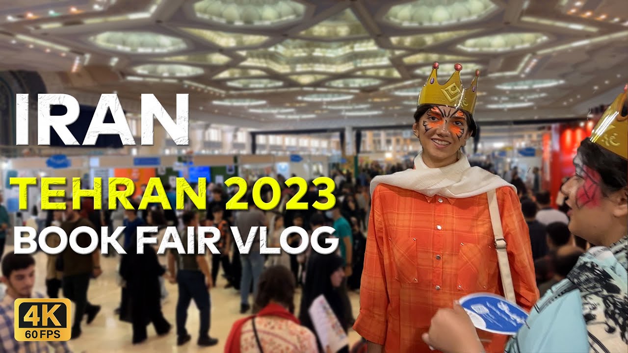 TEHRAN 2023 International Book Fair 4K vlog📚 4K Walking Tour in TEHRAN ...