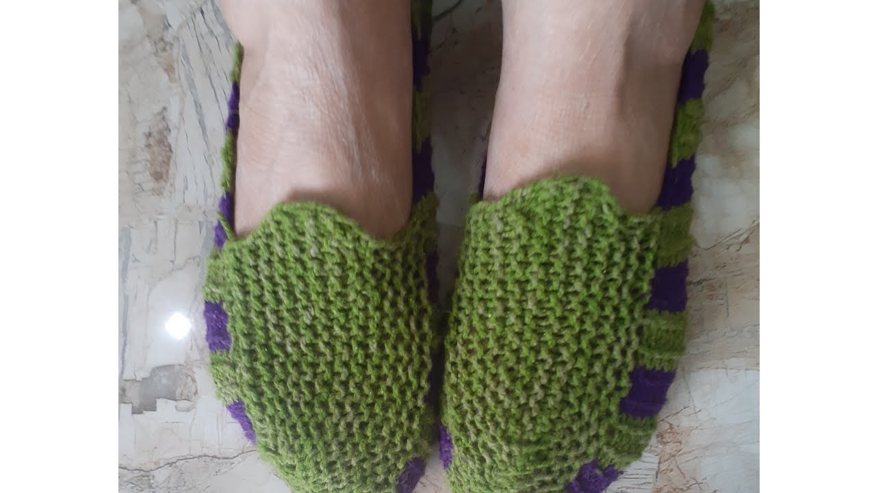 New Designe Socks Tutorial 💚 Knitting Very Easy Socks For Ladies & Men| Woolen Socks | Booties ...