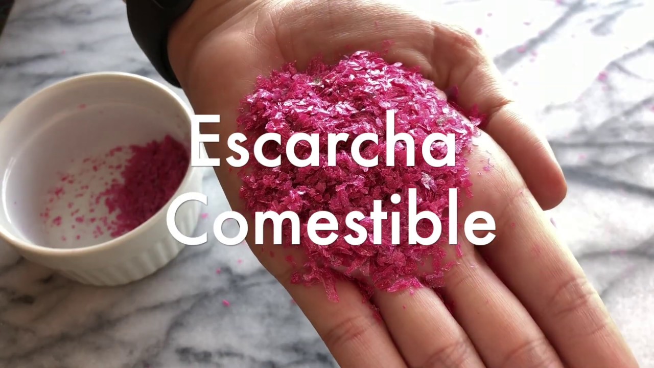 Escarcha Comestibles | Ideas Decoración | Homemade Glitter - YouTube