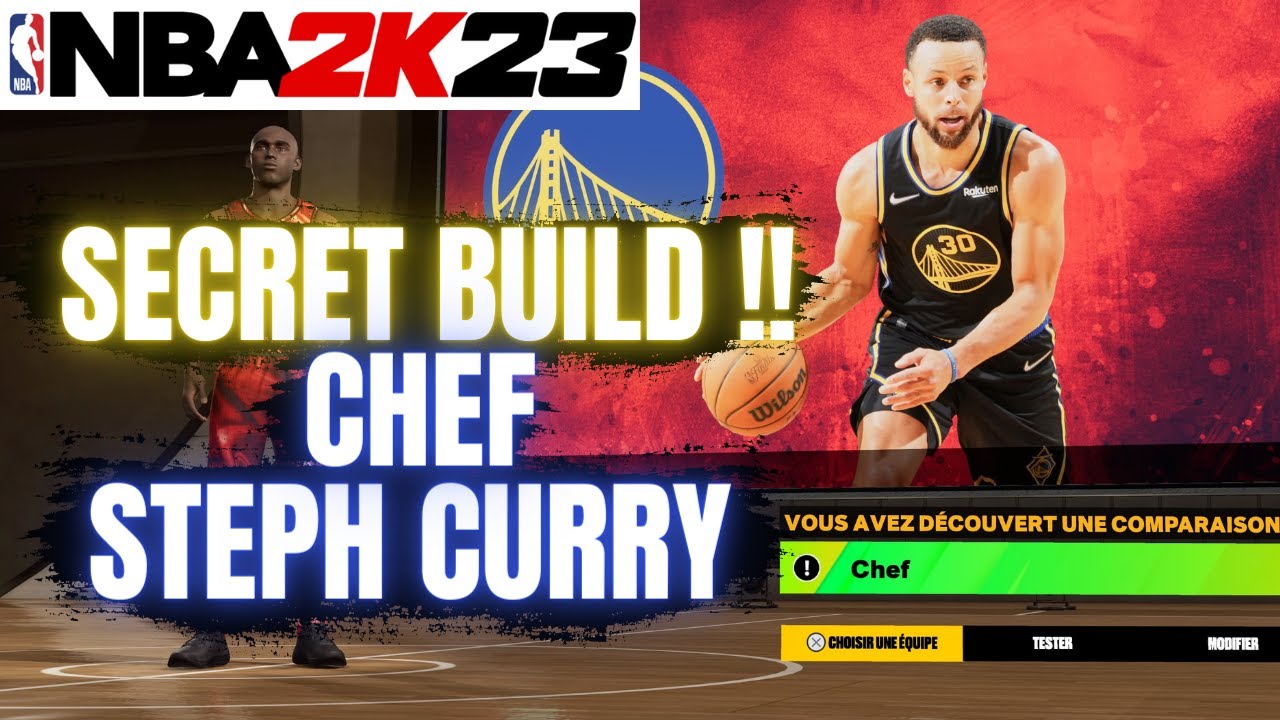 😱 SECRET BUILD STEPH CURRY " CHEF " OFFICIAL !! NBA 2K23 EASTER EGG ...