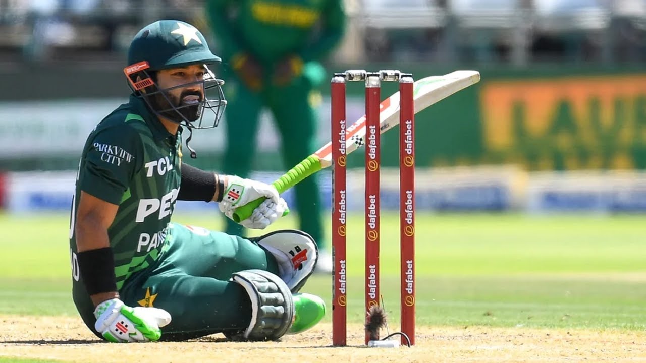 Mphaka Unbelievable out of Muhammad Rizwan In PAK vs SA - YouTube