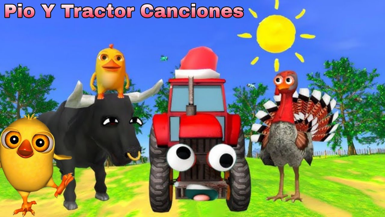 EL POLlITO Pio TRACtOR🐥 AzUL EFECtOS🎊 DE AVAnCE De DICIEmBRE - Pollito ...