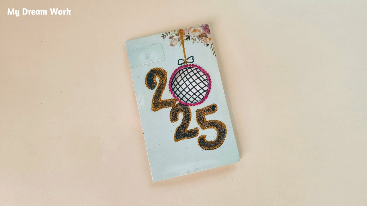 New Year Card | New Year Card Idea | 2025 | DIY Card for New Year | New ...