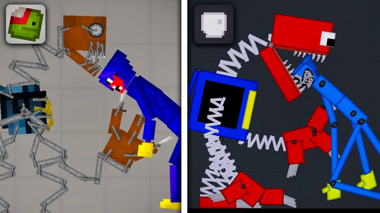 BOXY BOO PEOPLE PLAYGROUND vs MELON PLAYGROUND - YouTube