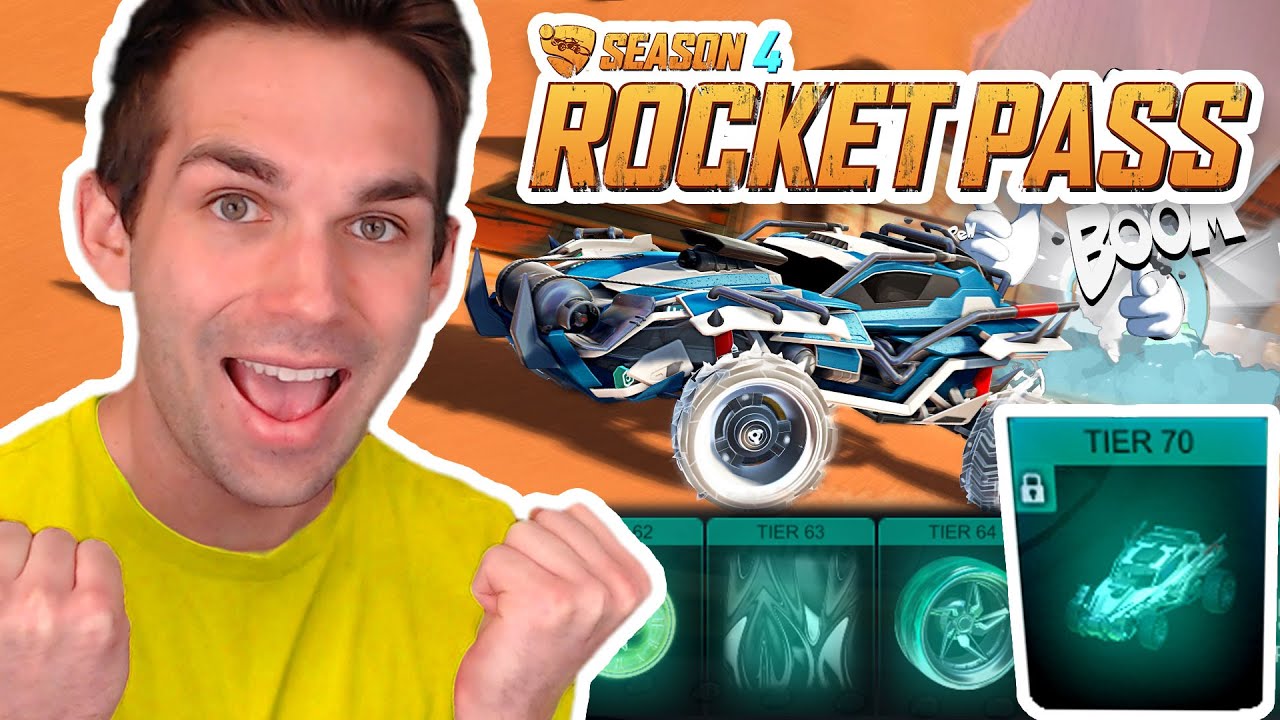THE *NEW* ROCKET PASS SEASON 4 ALL ITEM SHOWCASE 2021 (Rocket League ...