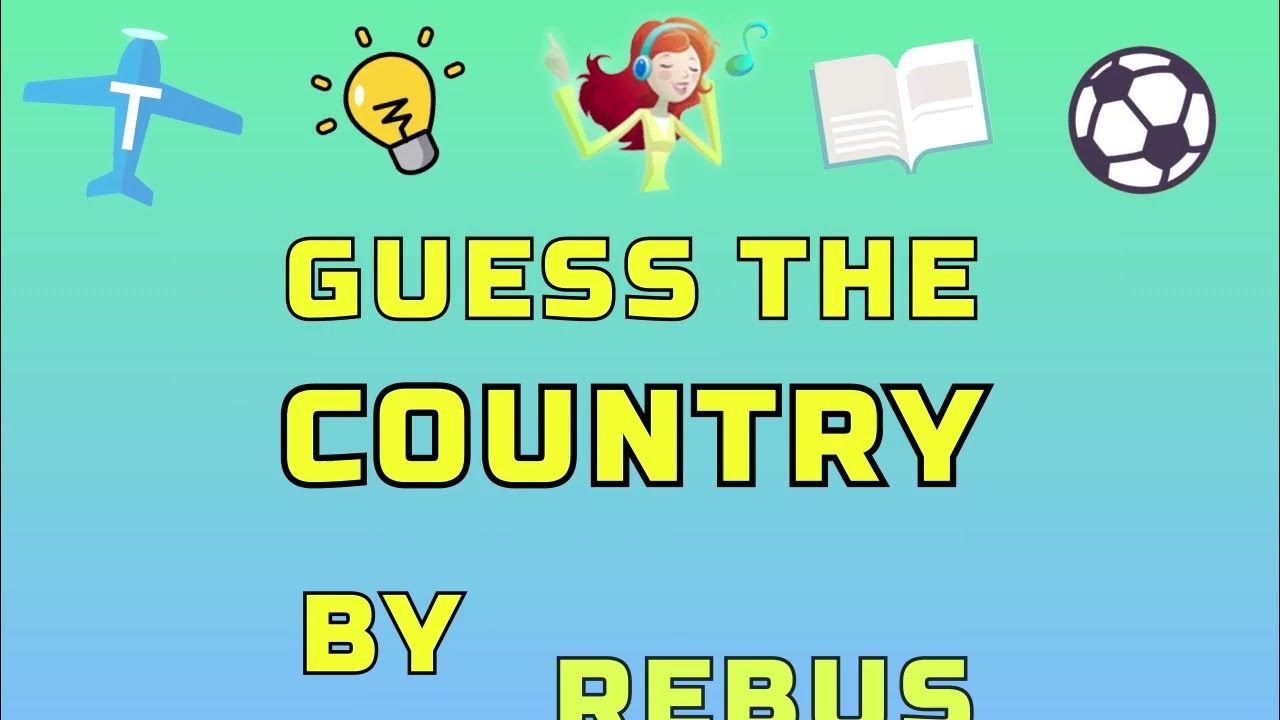 Guess The Country By Rebus 4 | COME ON ! #puzzlegame #wordgames #brainboom - YouTube