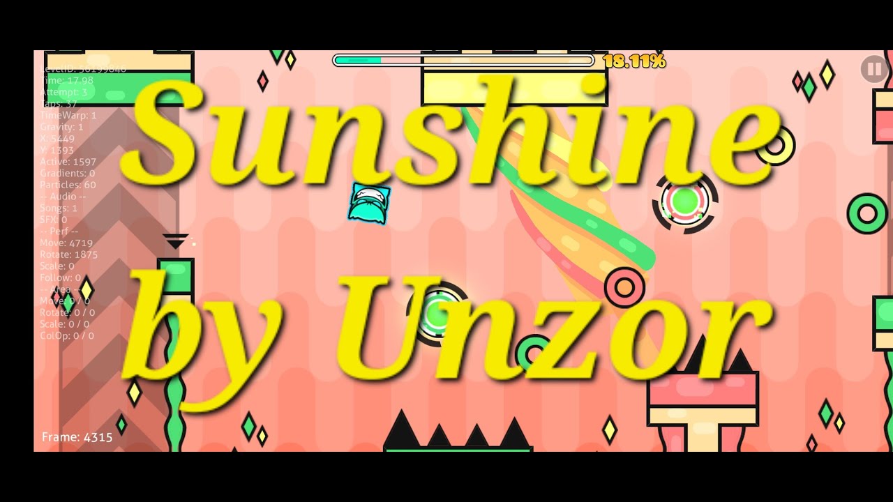 Sunshine by Unzor (GD Level Showcase) - YouTube