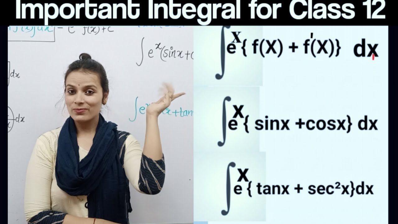 Integration | Important Questions of Integration | CBSE Class 12 ...