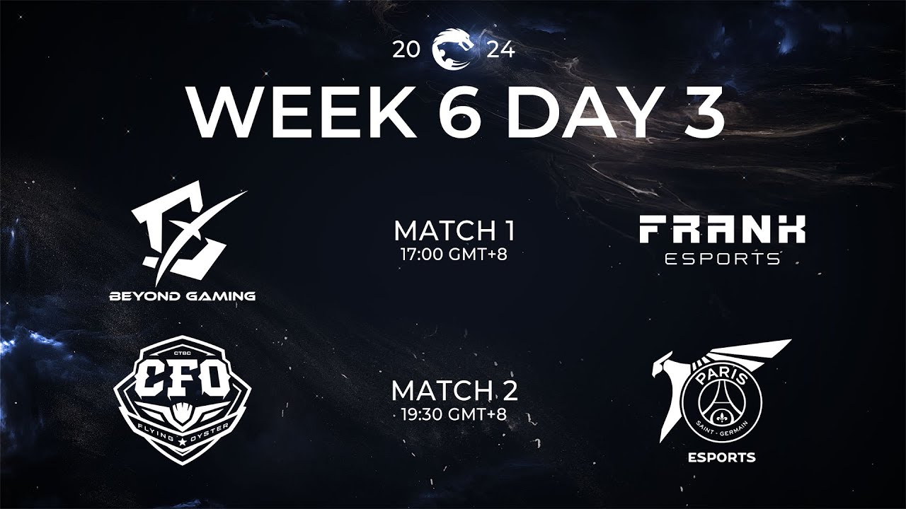 [中文] Spring Split W6D3 | BYG vs FAK / PSG vs CFO | PCS 春季聯賽 (2024) - YouTube