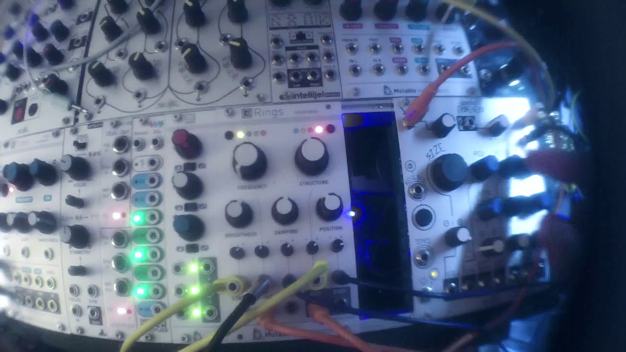 Mutable Instruments Rings With Drums - YouTube