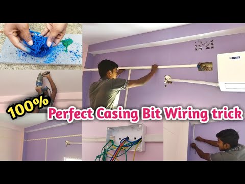 Casing and Capping wiring Keise kare || Casing Clamping wiring || SP ...