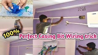 Casing Patti wiring part 1 electric work tips | Doovi