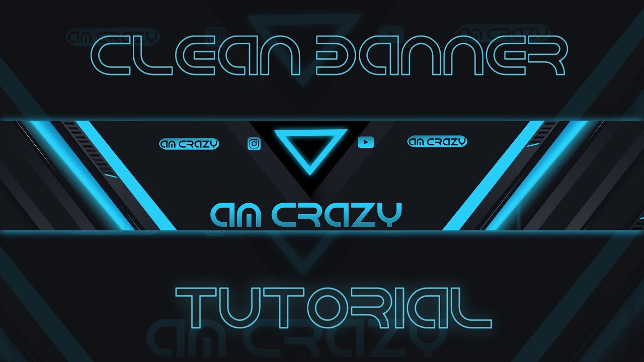 How to make Clean You Tube Banner Tutorial In Andoid - YouTube