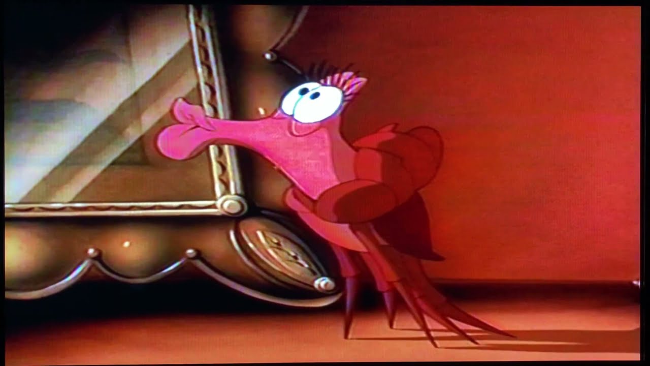 The little Mermaid: Sebastian's puckered Lips - YouTube
