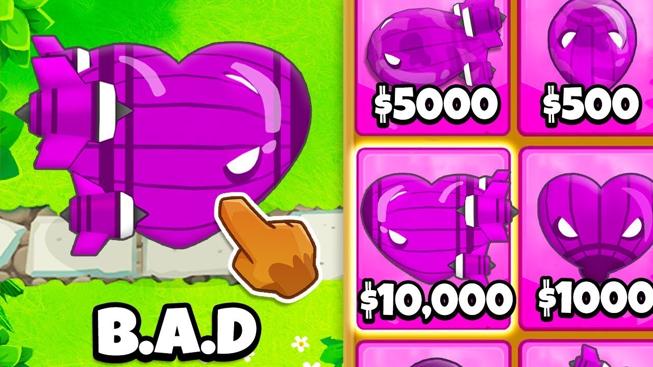 Making EVERY bloon a BAD (BTD 6) - YouTube