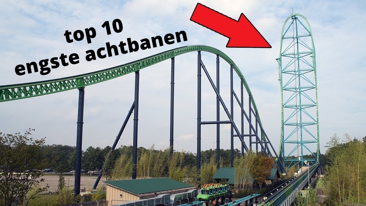 top 10 engste achtbanen ter wereld - YouTube