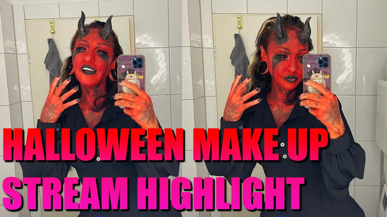 Halloween Make Up - Streamhighlights Marry Böh - YouTube