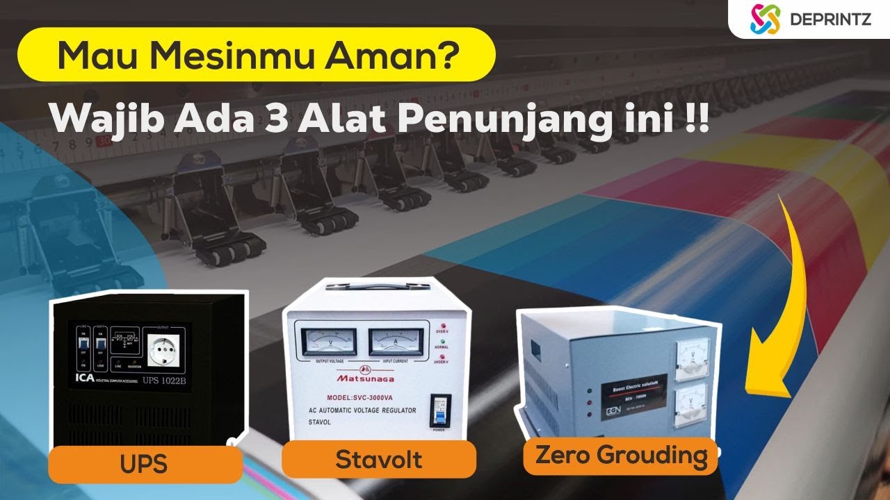 3 ALAT PENUNJANG MESIN DIGITAL PRINTING YANG WAJIB KALIAN PUNYA ! - YouTube