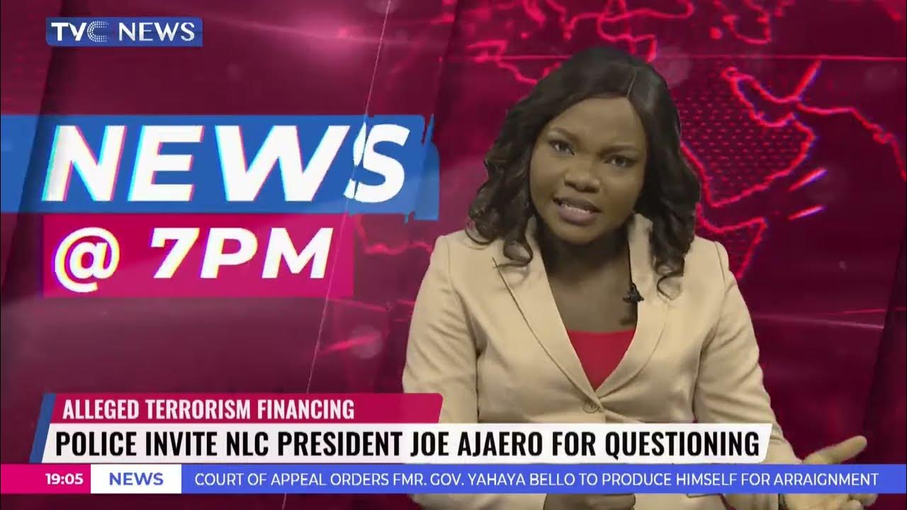 WATCH: TVC News Anchor, NLC General Secretary Ugboaja Clash Over Joe Ajaero - YouTube