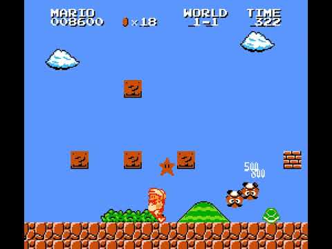 Super Mario Bros. Graphics Remaster - World 1-1 - YouTube