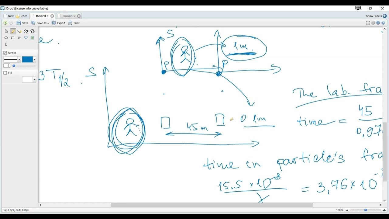 IB Physics A5 (HL only) Ex.8 decaying particles, time dilation, length contraction, reference ...