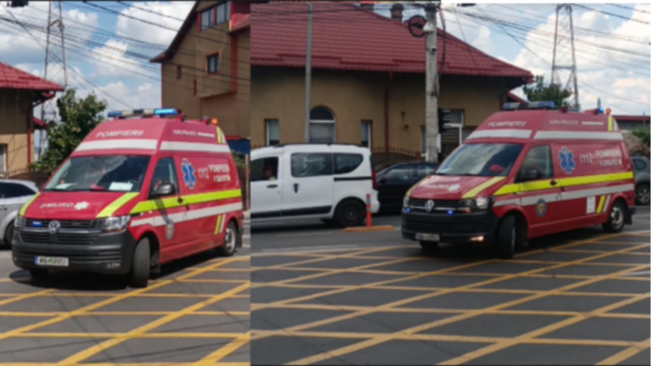 1x Ambulanta Smurd T6.1 Pitesti. 1x Ambulanta Smurd T6 Mioveni. - YouTube