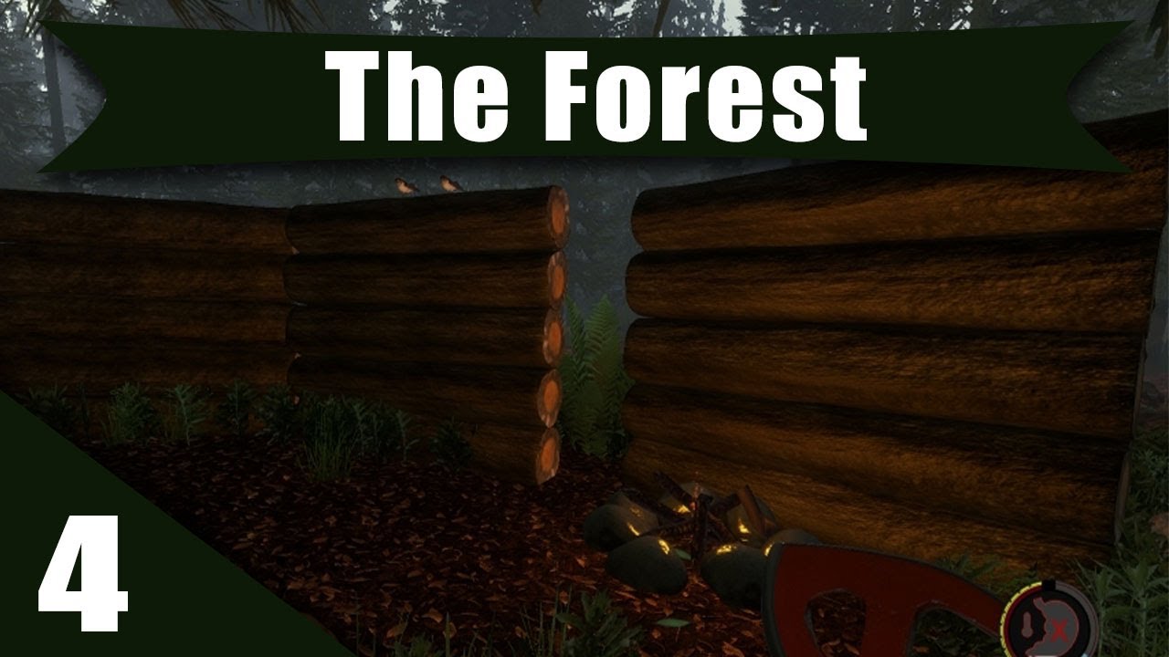 The Forest :: Defensive Walls! - Episode 4 - YouTube