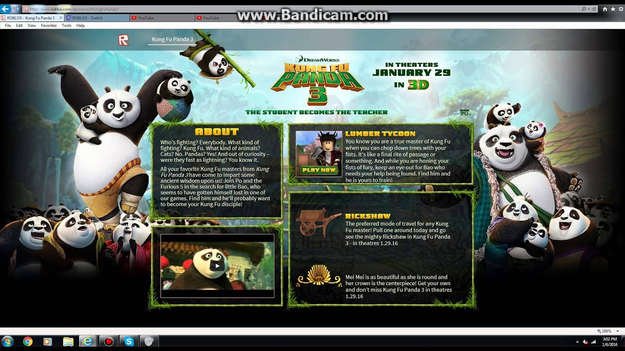 Kung Fu Panda 3 On Roblox?? *Update* - YouTube