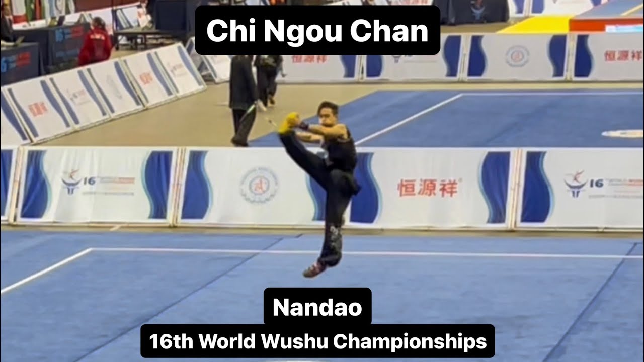 Chi Ngou Chan - Nandao - 16th World Wushu Championships 2023 - YouTube