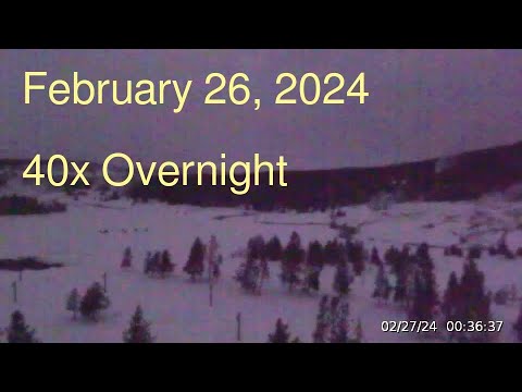 February 26, 2024 Upper Geyser Basin Overnight Streaming Camera Archive ...